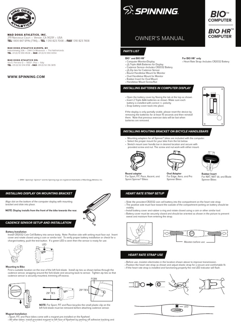 Spinning Computer BIO 2014 | PDF | Legal Liability | Implied Warranty