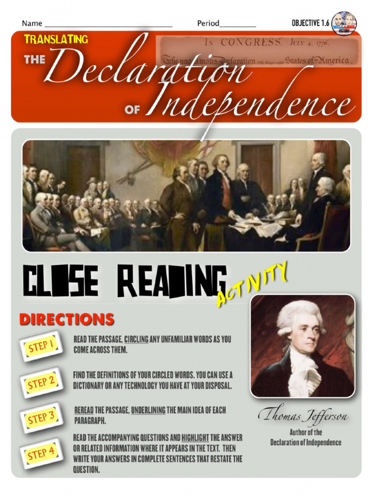 2.01 - The Declaration of Independence | PDF