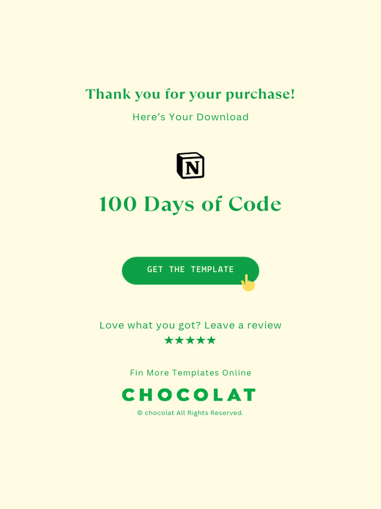 100 Days of Code Template | PDF