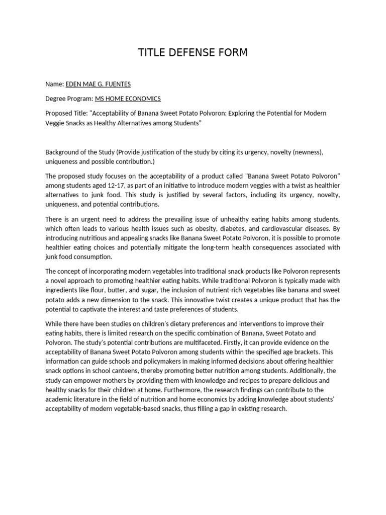 TITLE-DEFENSE-FORM_FUENTES | PDF | Statistics | Survey Methodology