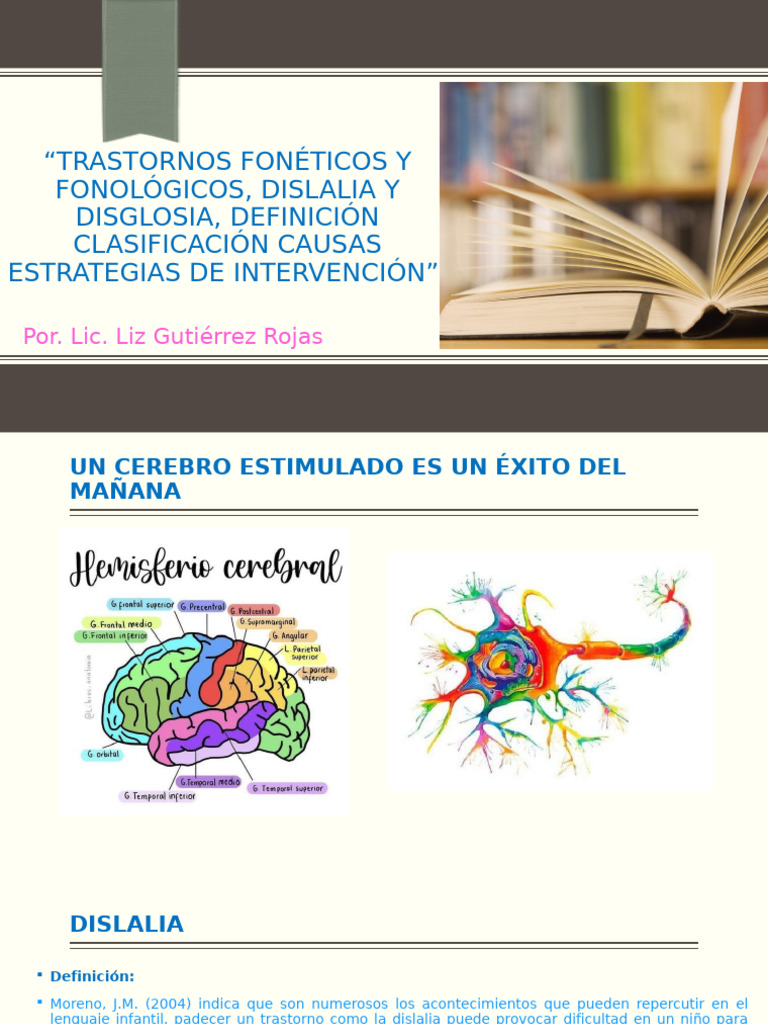 Dislalia y Disglosia: Definición y Estrategias | PDF
