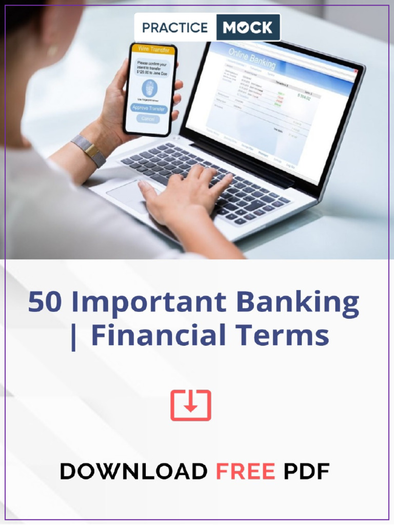 50 Important Banking Financial Terms | PDF | Repurchase Agreement | Financial Markets