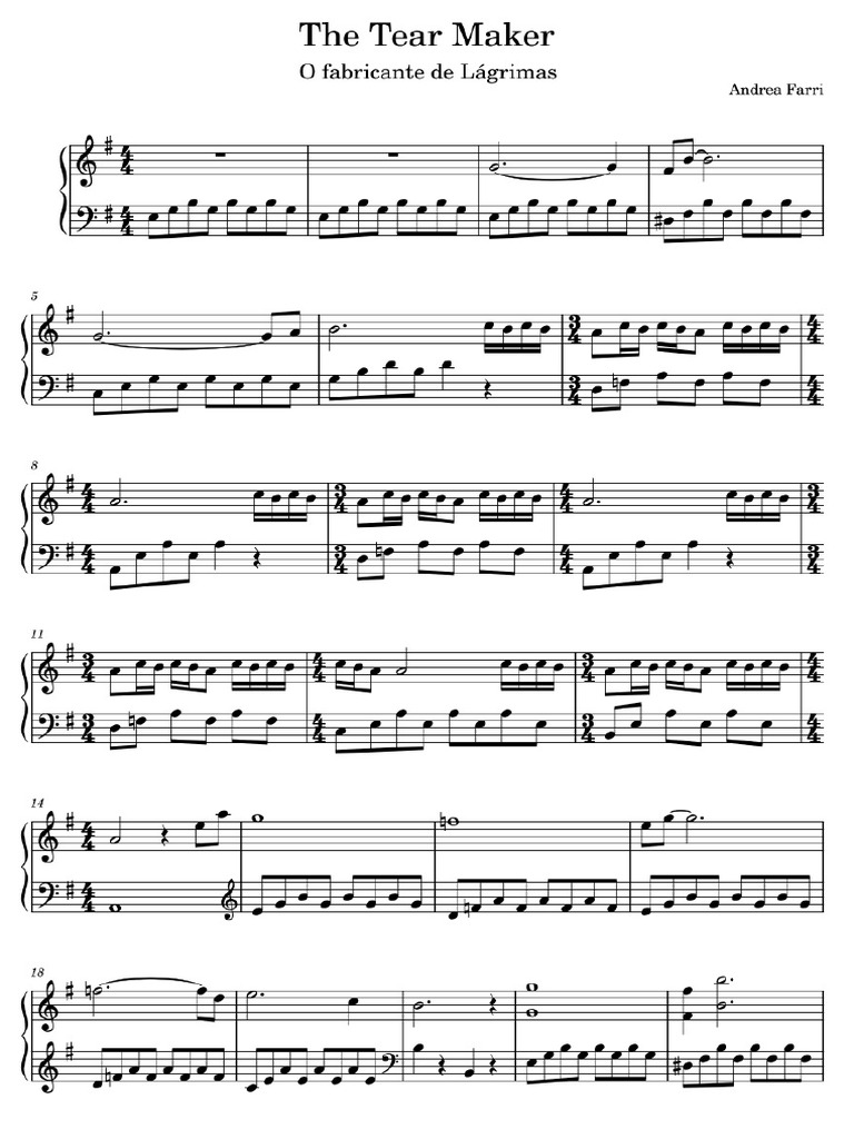 Andrea Farri - The Tear Maker | PDF