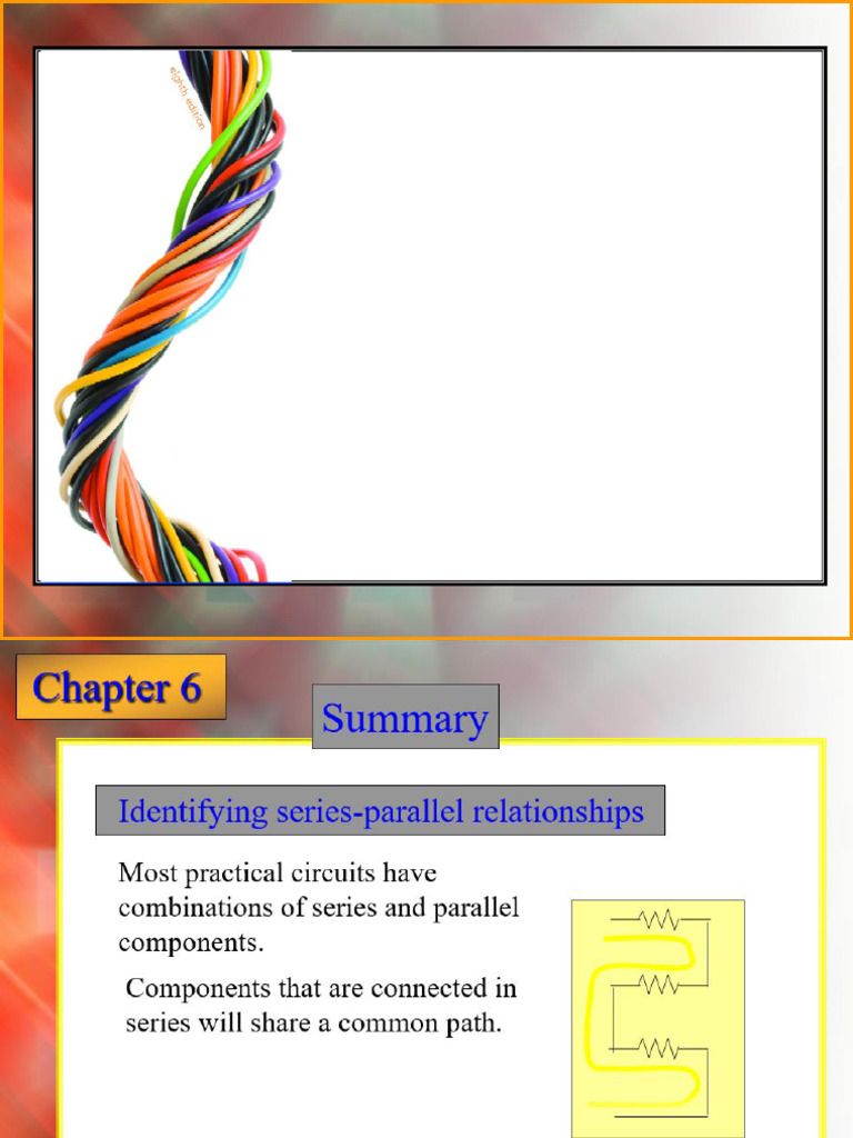 Chapter-6-DC Series-Parallel Circuits | PDF | Resistor | Electrical Network