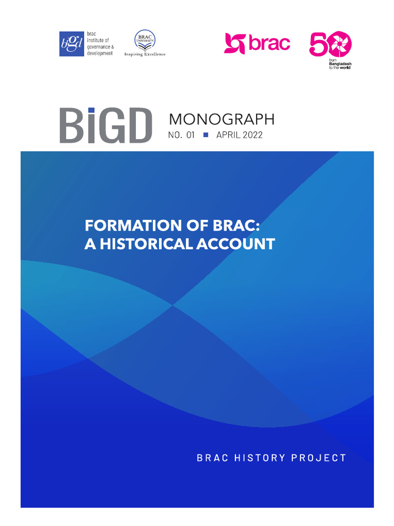 Formation of BRAC | PDF | Pakistan