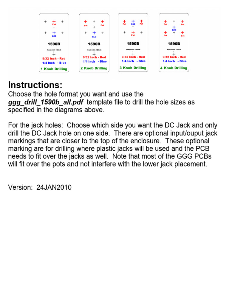 Drilling Guide for GGG Enclosures | PDF