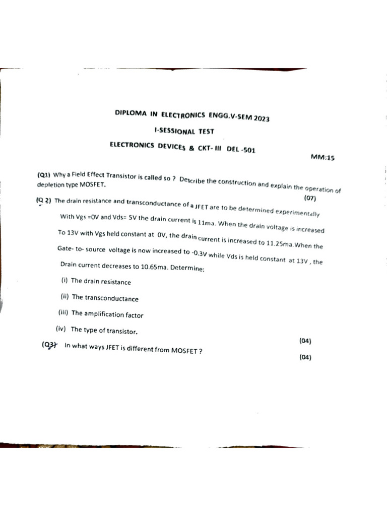 1st Sessional Paper 2023 | PDF