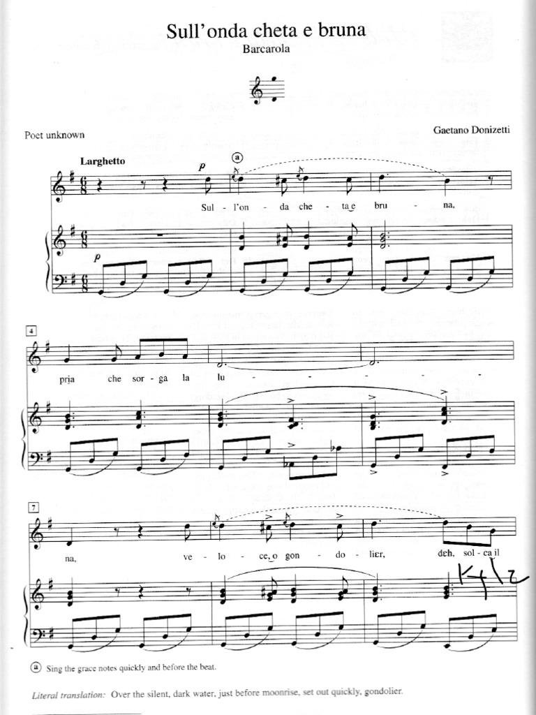 DONIZETTI+Sull Onda+Cheta+e+Bruna | PDF