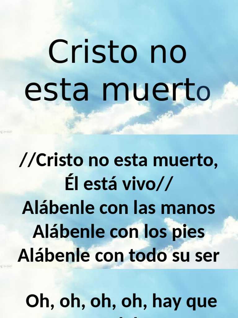 Cristo No Esta Muerto | PDF