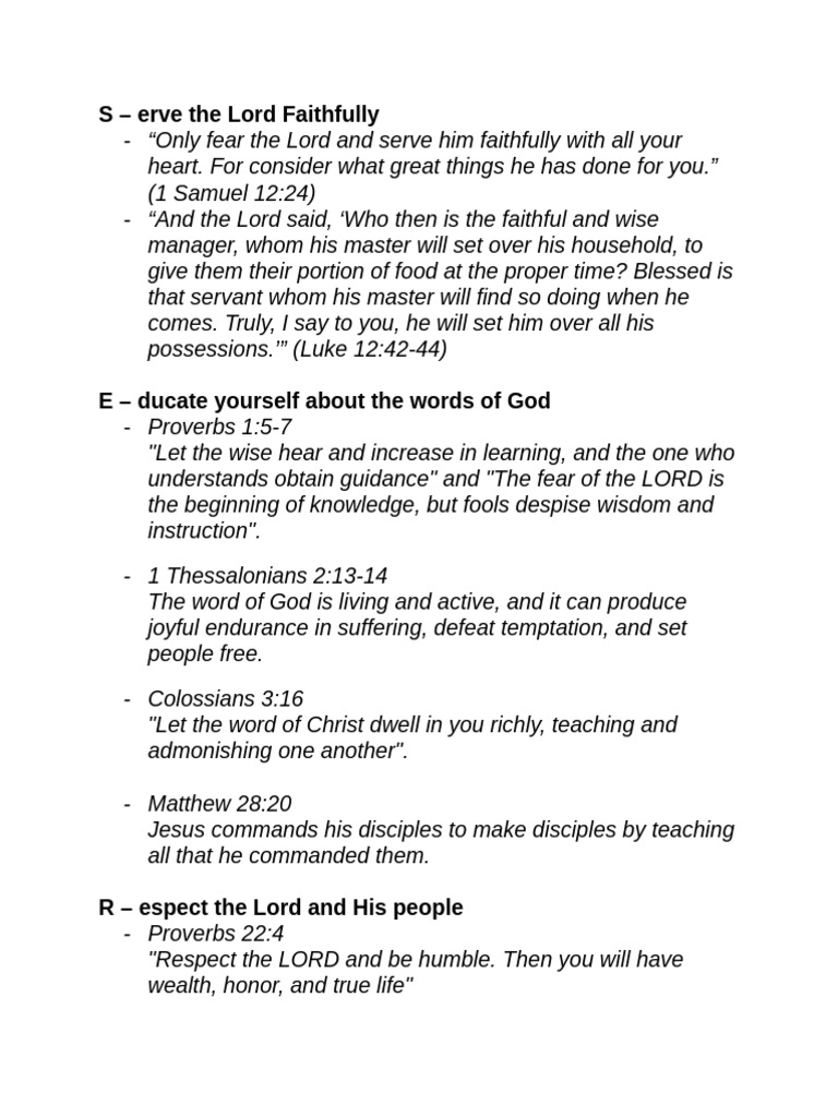 SERVANT | PDF | Book Of Proverbs | Disciple (Christianity)