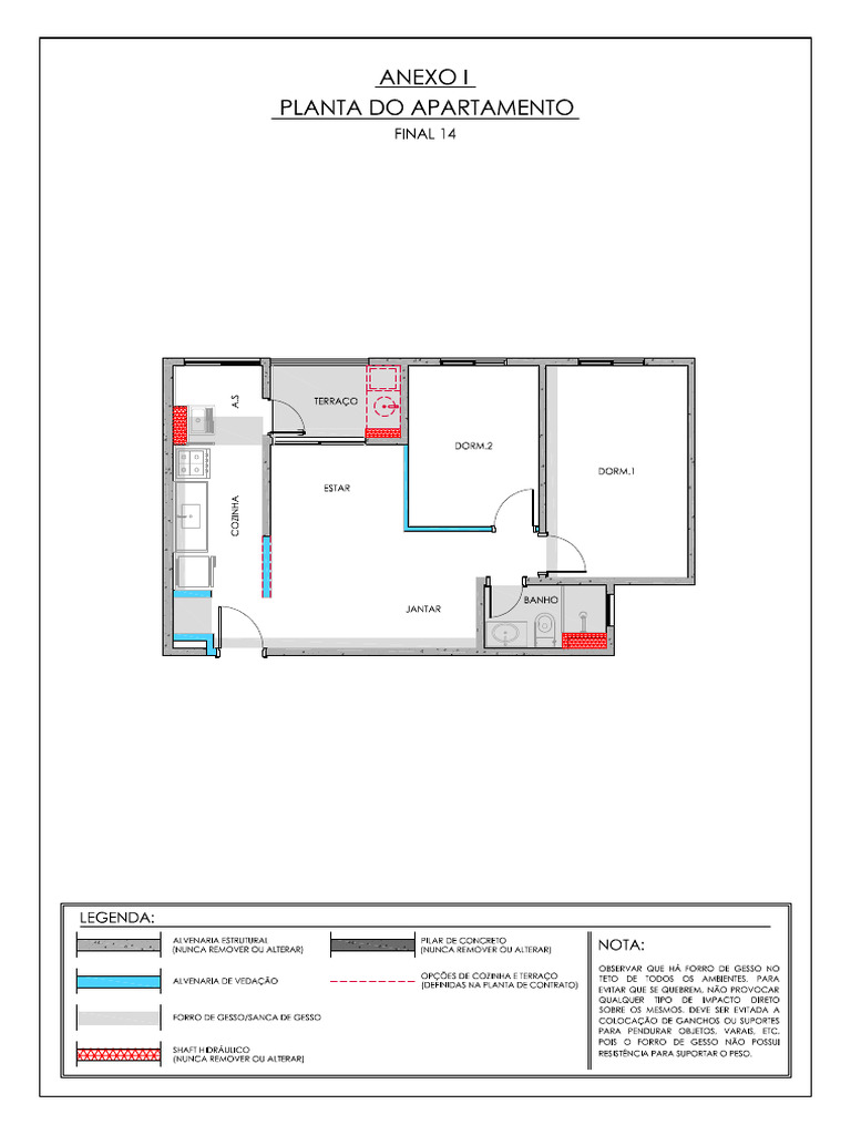 ANEXO I - Planta de Arquitetura - Final 14 | PDF