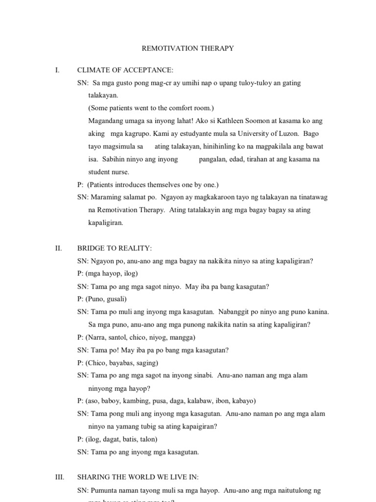 Re Motivation Therapy | PDF