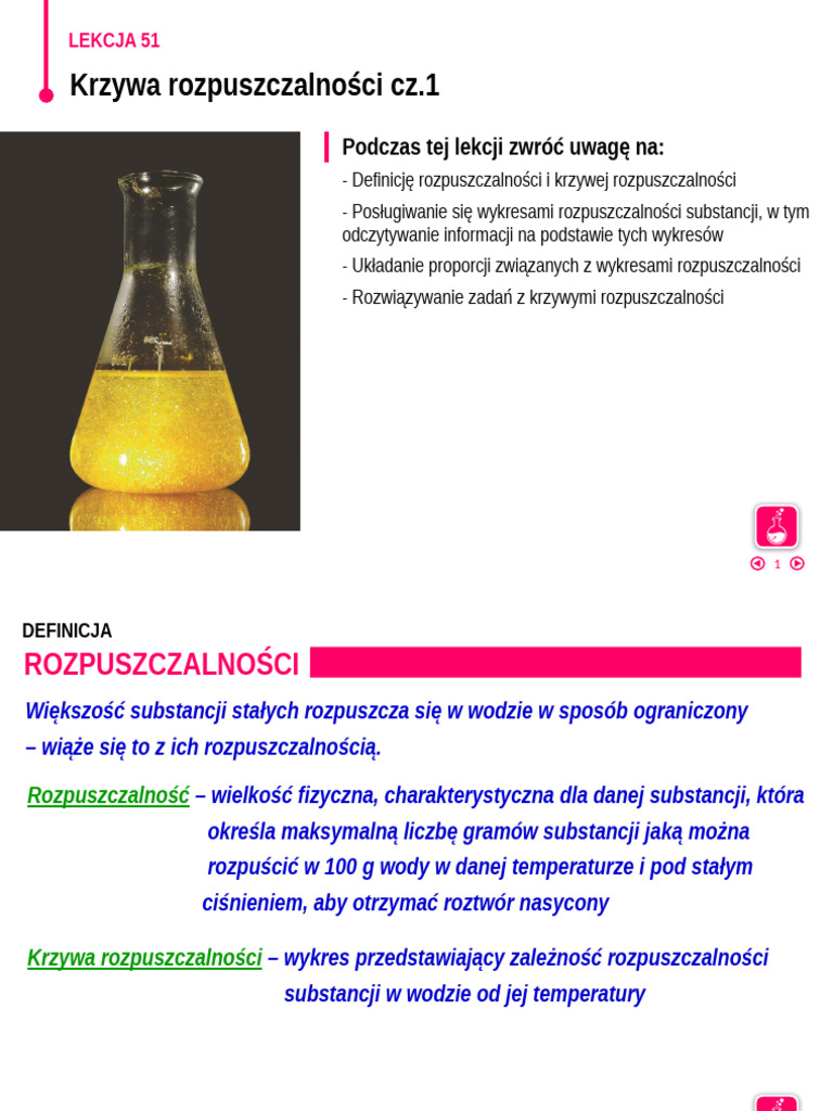 Krzywa Rozpuszczalności Cz.1 | PDF