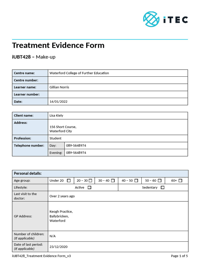 Sample Makeup Evid Case Study | PDF | Cosmetics | Medical Specialties