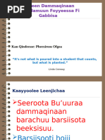 Qorannoo gochaa | PDF