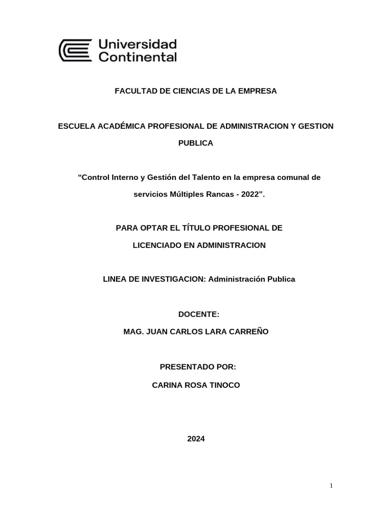 Pa3-Rosa Tinoco Carina | PDF | Business | Planificación