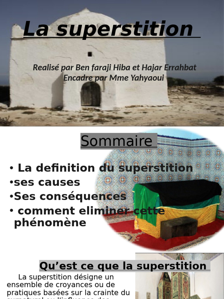 Définition et impacts de la superstition | PDF