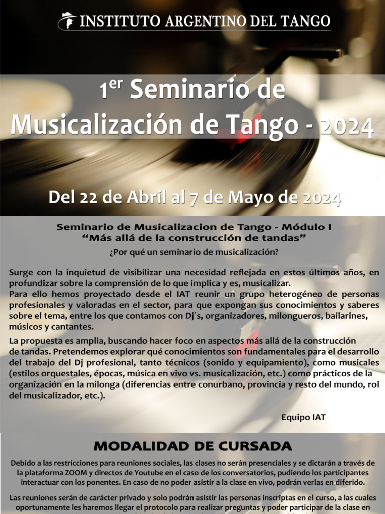 PRESENTACIÓN Y TEMARIO 2024 - Módulo I | PDF