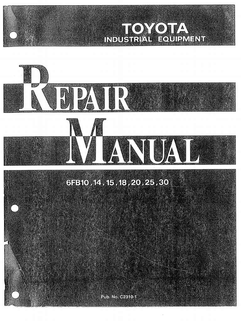 Toyota 6FB 10 30 PDF | PDF