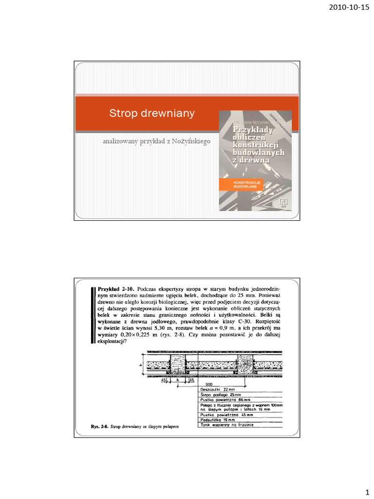 Strop Drewniany | PDF