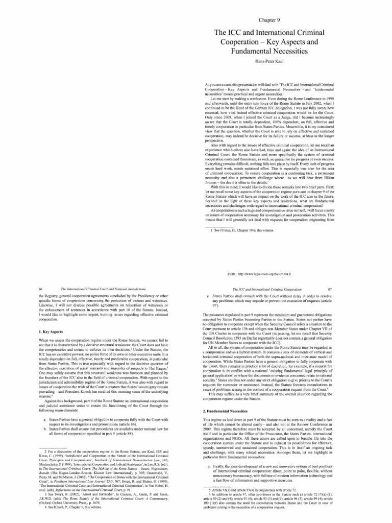24 Hans-Peter Kaul The ICC and International Criminal Cooperation-Key ...
