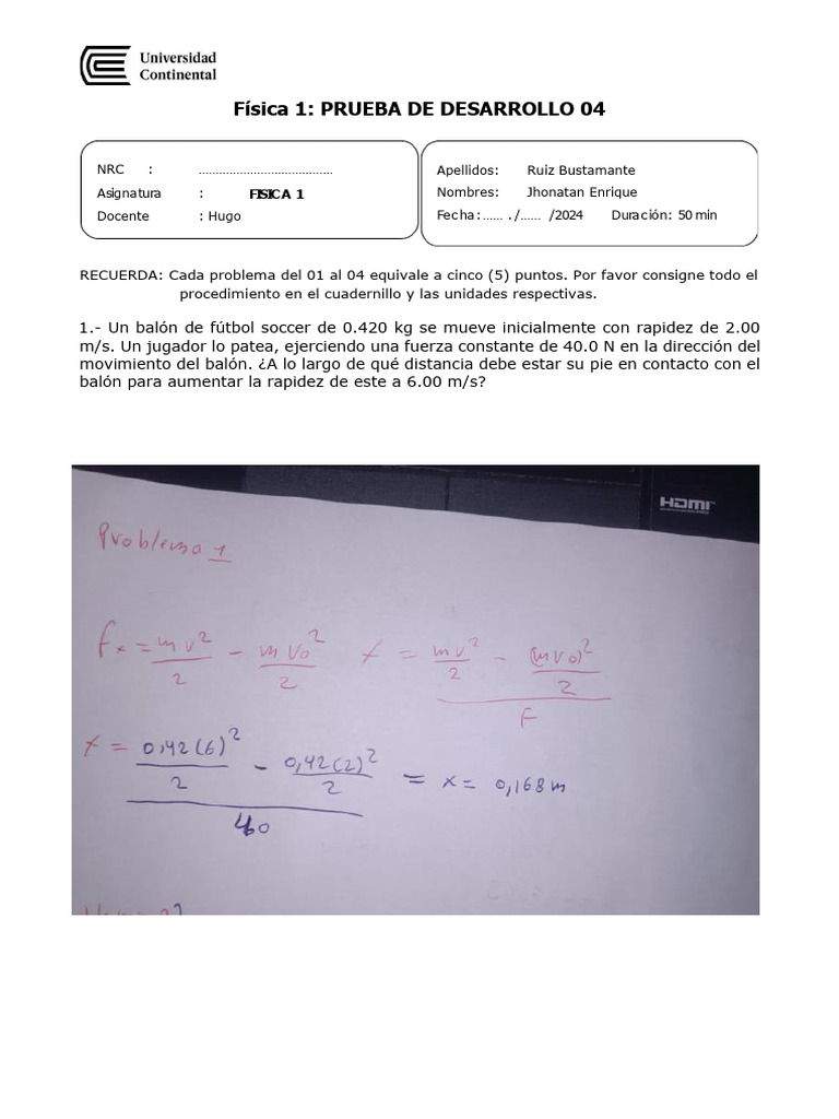 PD4 Pillaca Ruiz Jesus | PDF | Fricción | Ingeniería mecánica