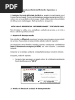 Guía Registro Beneficiario Exonet | PDF | Contraseña | Informática