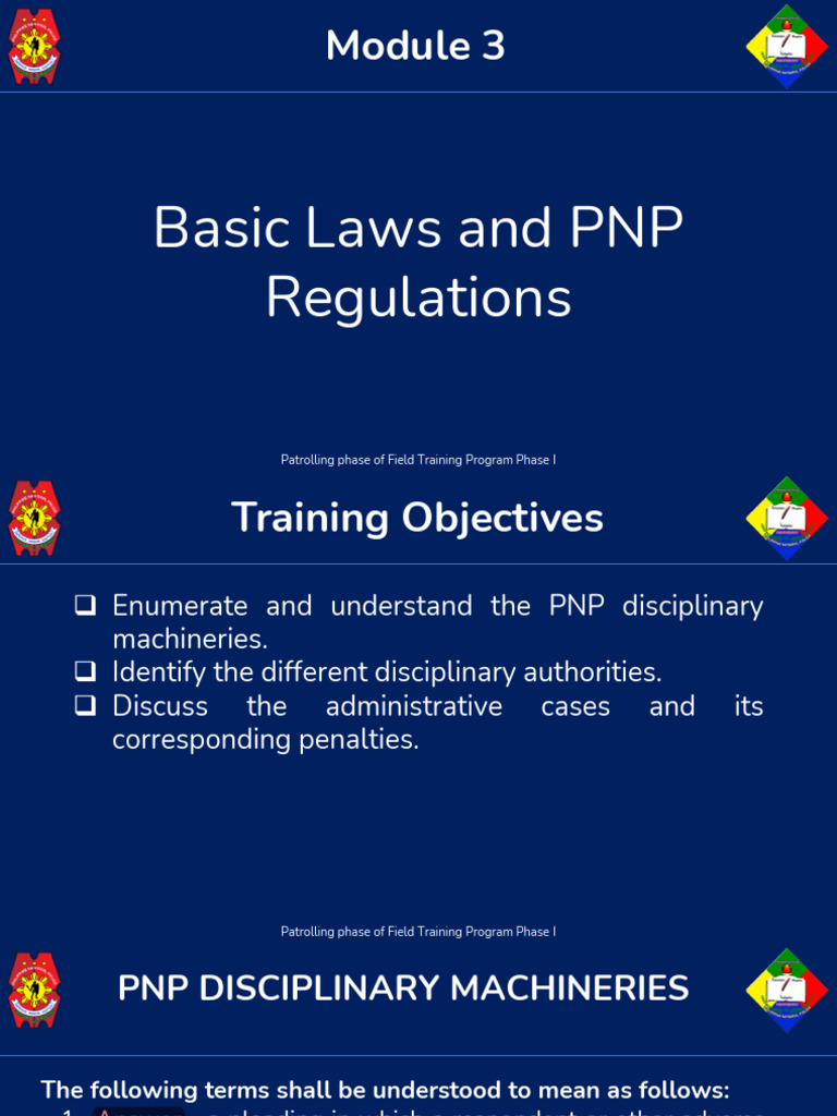 PNP Disciplinary Laws and Procedures | PDF | Crime & Violence | Crimes