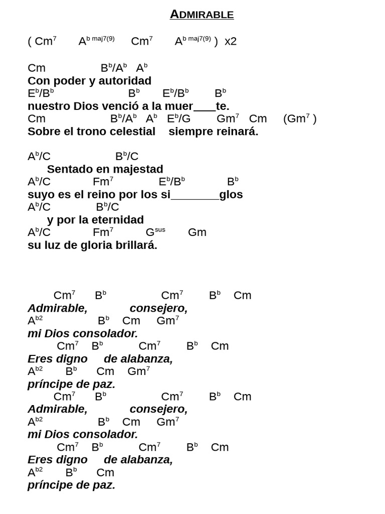 Admirable | PDF