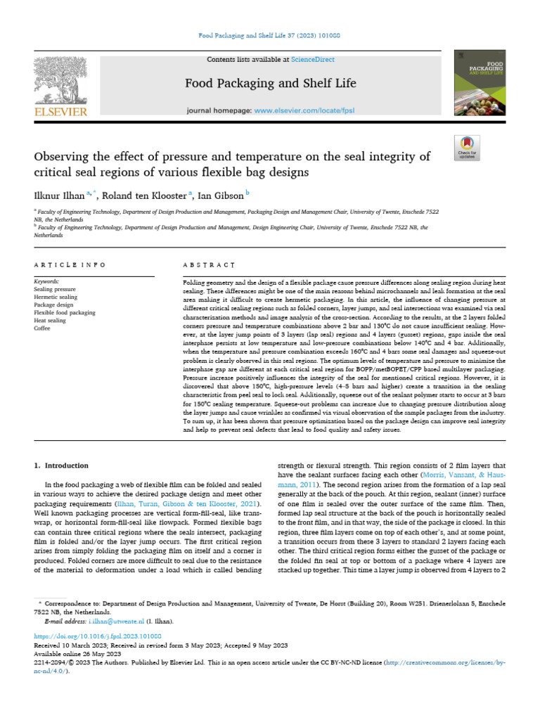 Optimizing Seal Integrity in Flexible Packaging | PDF | Viscosity ...