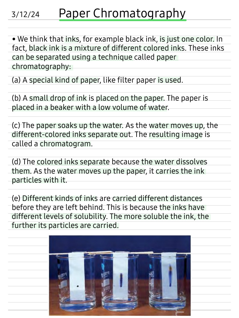 Paper Chromatography | PDF