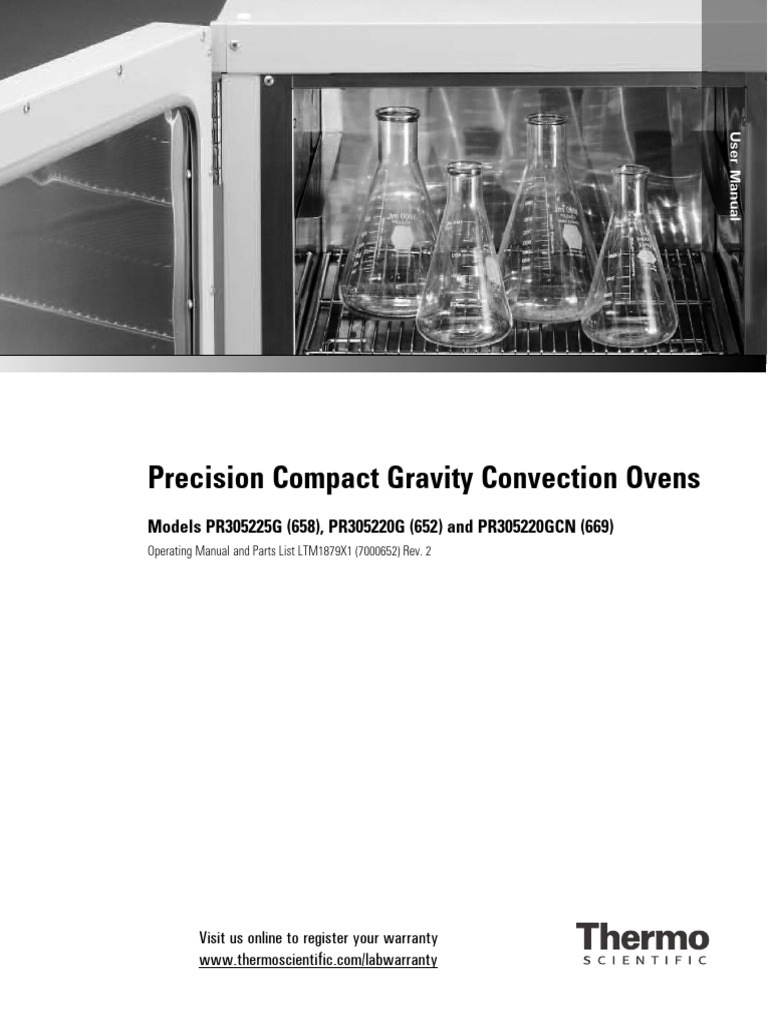 Precision Compact Gravity Convection Oven | PDF | Thermostat