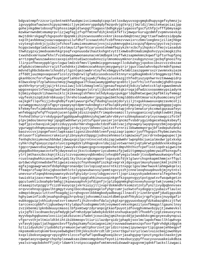 Random Text Document Analysis | PDF