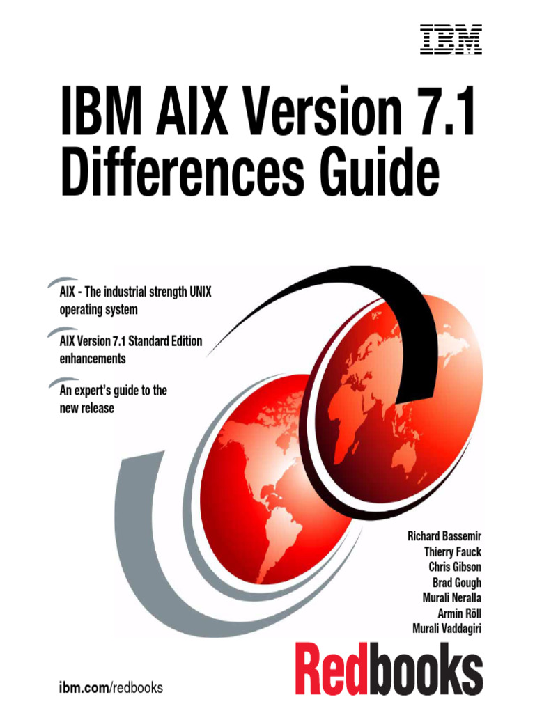 AIX System Administration Differences 7.1 | PDF | Computing | Computer ...
