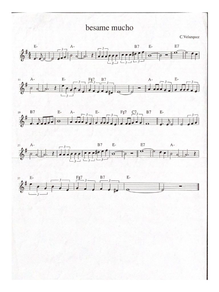 Besame Mucho | PDF