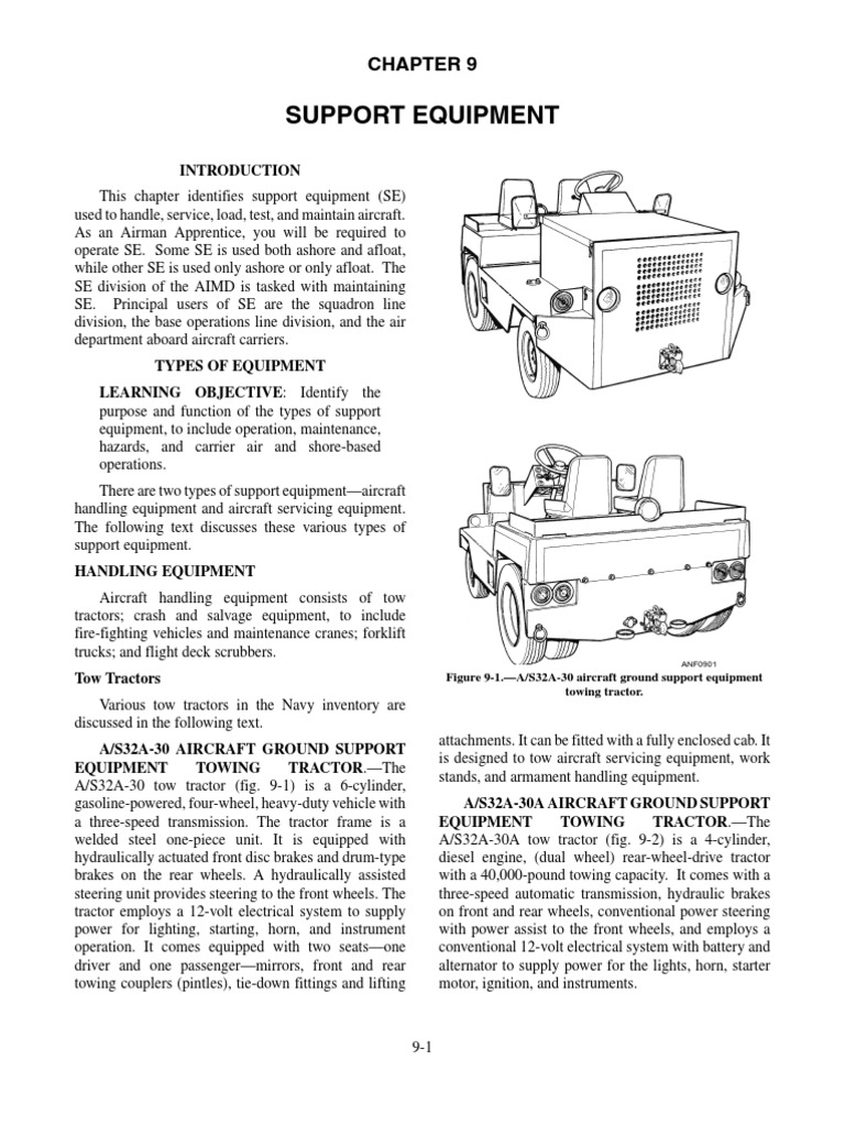US NAVY Support Equipment | PDF | Air Conditioning | Tractor
