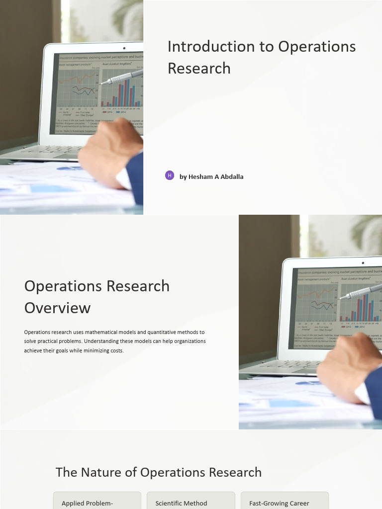 CH 1 - Introduction To Operations-Research-1 | PDF | Linear Programming | Mathematical Optimization