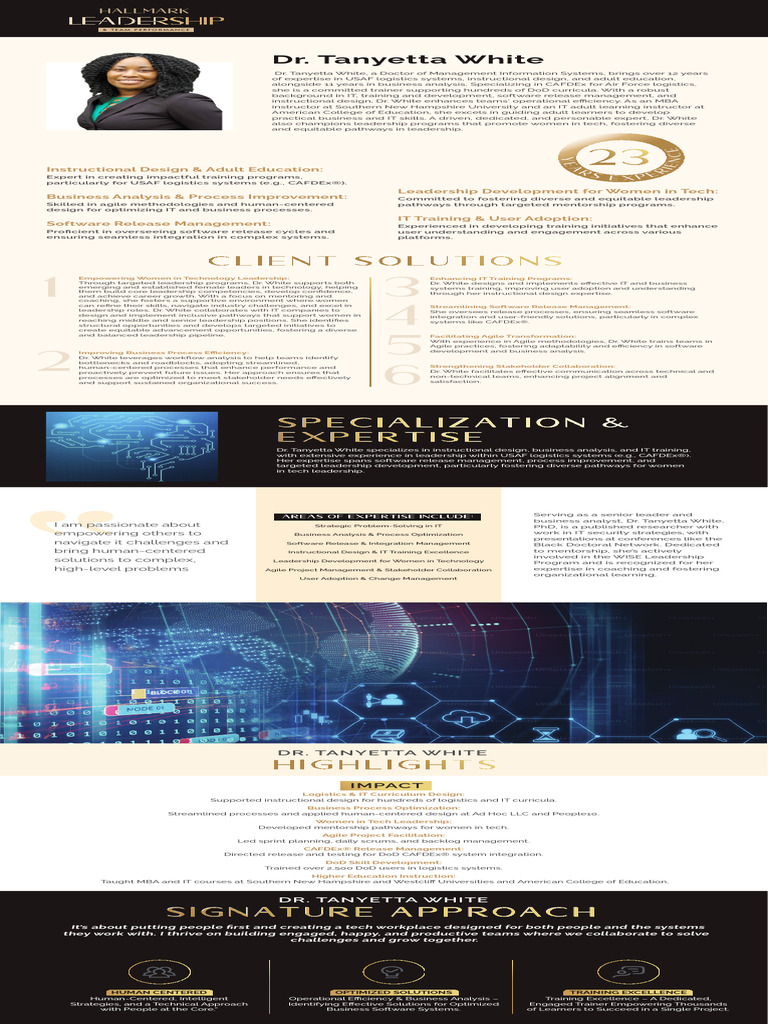 DR Tanyetta | PDF | Agile Software Development | Instructional Design