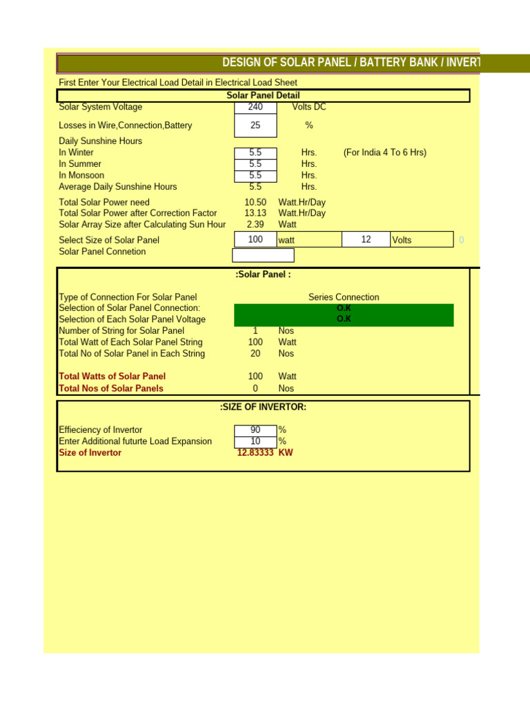 Solar Panel Design | PDF | Solar Panel | Photovoltaic System