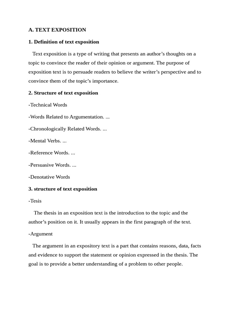 Text Exposition Pdf