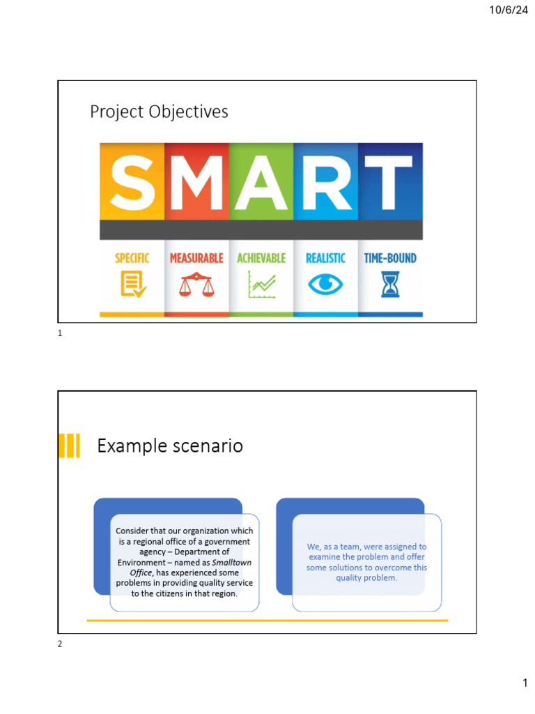 7 - SMART Goals and Objectives | PDF | Social Psychology | Business