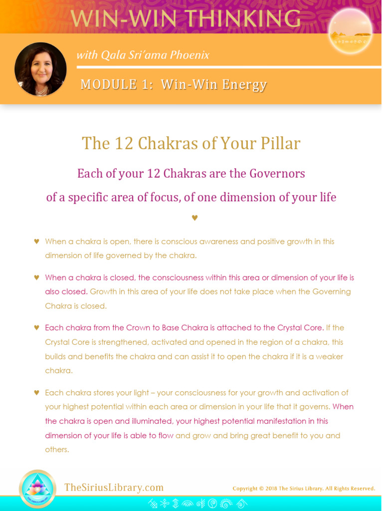 SMC1-The 12 Chakra-Connection Map | PDF | Unconscious Mind | Chakra