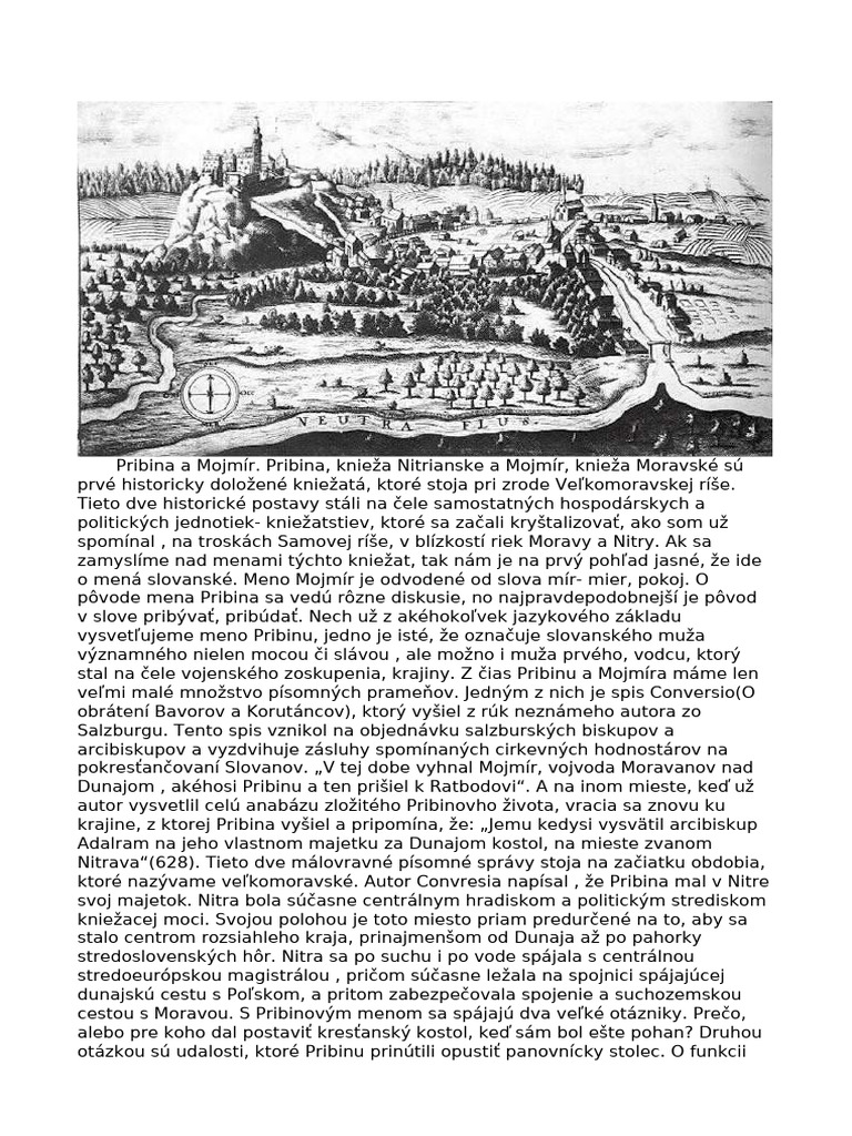Pribina A Mojmir | PDF