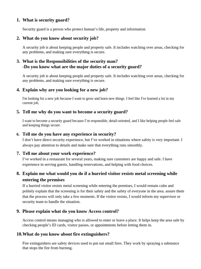 Security Guard Phrasal Verbs | PDF