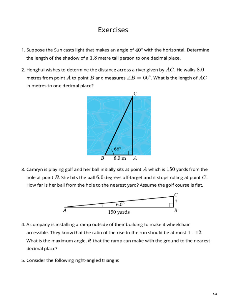 - Lesson 3_ Tangent Ratio | PDF | Triangle | Trigonometric Functions