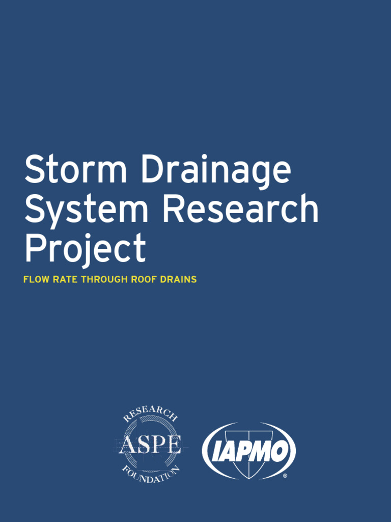 ASPERFStorm Drainage Report For Distribution | PDF | Storm Drain | Plumbing