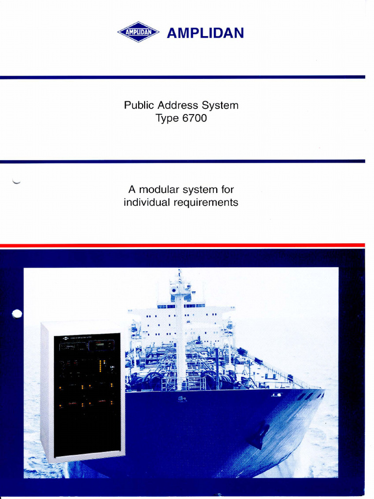 Amplidan Public Adresser System | PDF