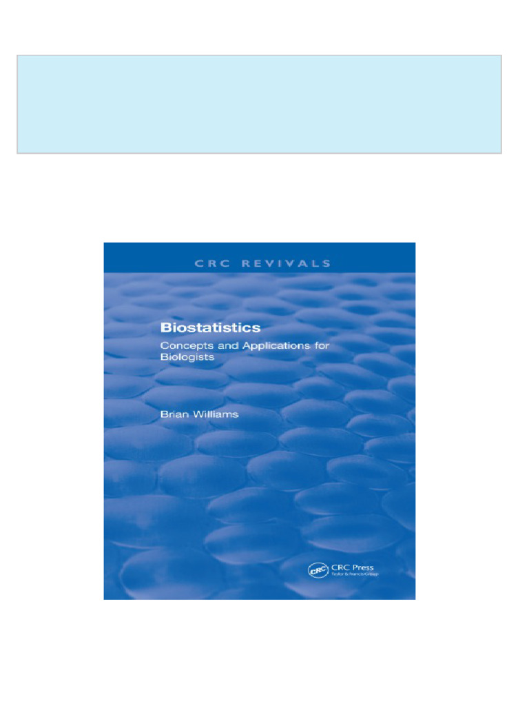 Instant ebooks textbook Revival Biostatistics 1993 Concepts and ... Instant ebooks textbook Revival Biostatistics 1993 Concepts and ...