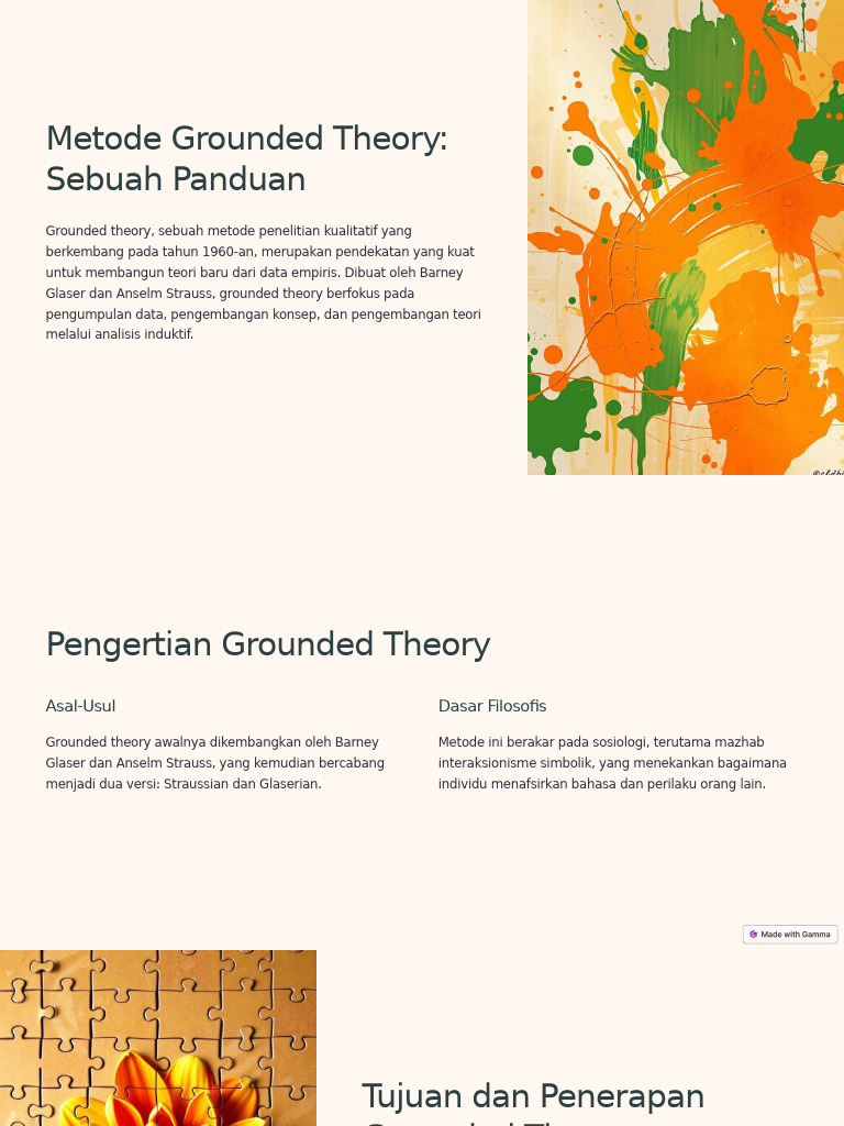 Panduan Metode Grounded Theory | PDF