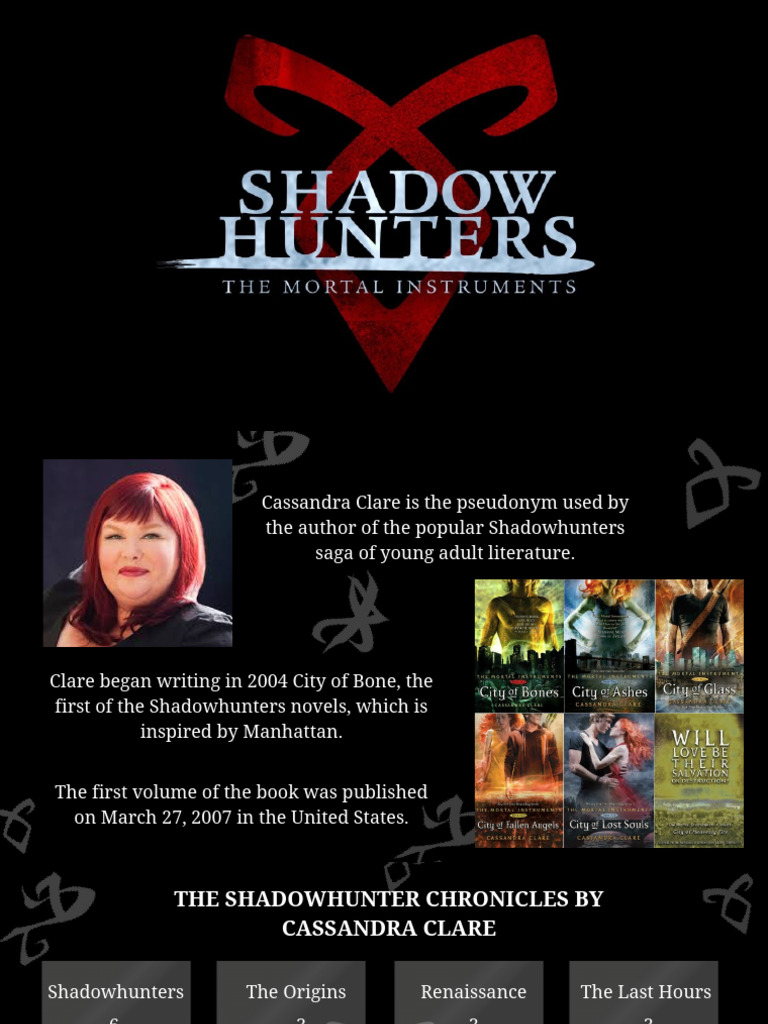 Shadowhunters: Books, Movies, and Series | PDF